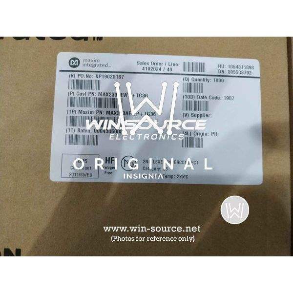 MAX233AEWP+TG36 Maxim Integrated – Price, Stock & Datasheet - WIN ...